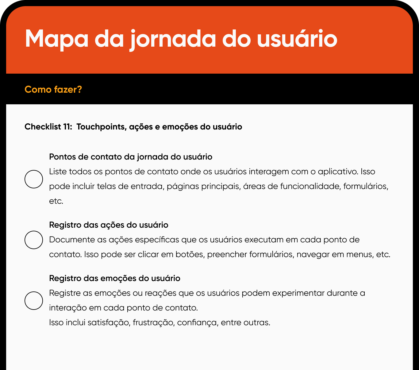 Checklist de UX – 16 Checklists completos – Marcos Araújo / UX UI Designer